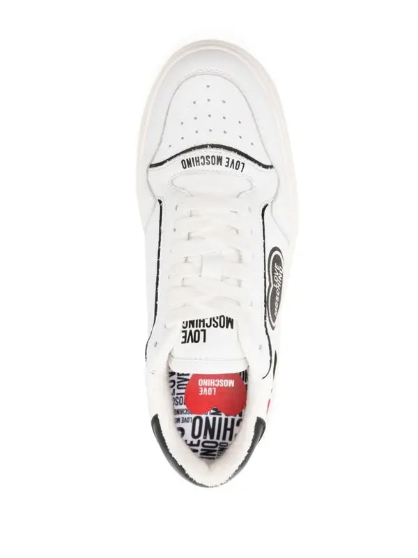 Moschino Leather Sneakers