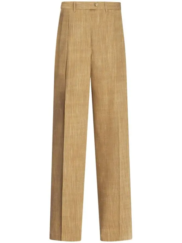 Etro Slub-effect Tailored Trousers