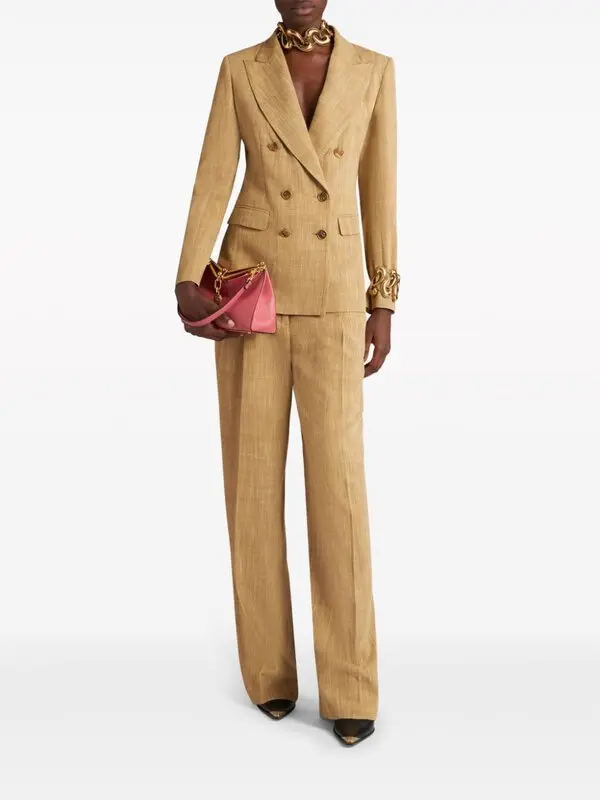 Etro Slub-effect Tailored Trousers