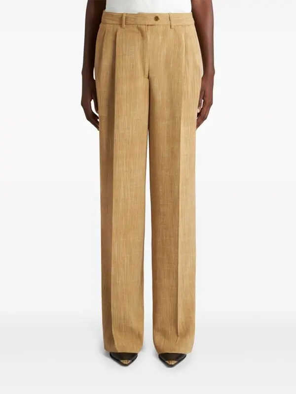 Etro Slub-effect Tailored Trousers