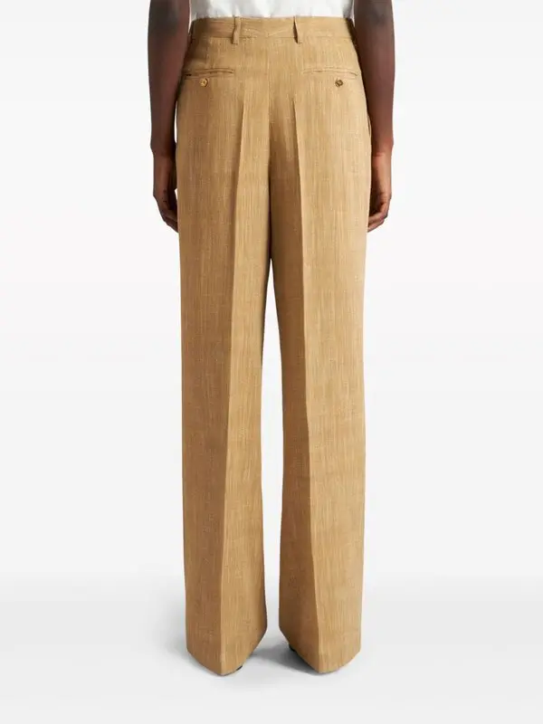 Etro Slub-effect Tailored Trousers
