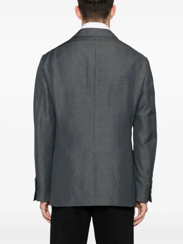 Brunello Cucinelli Double-breasted Mélange Blazer