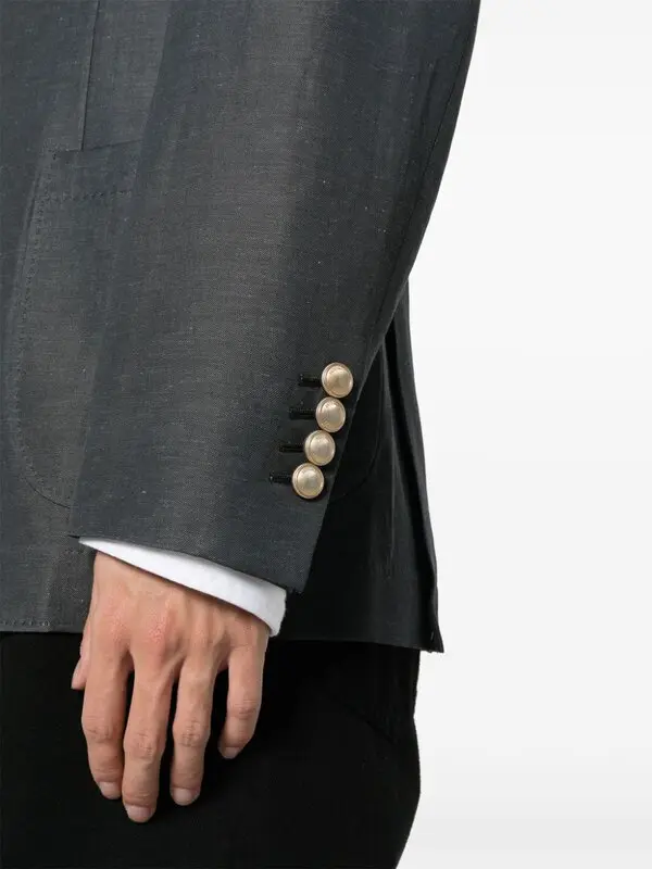 Brunello Cucinelli Double-breasted Mélange Blazer