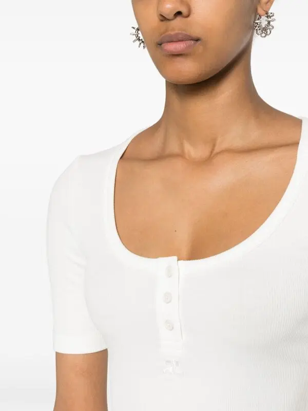 COURREGES 90's T-shirt - White