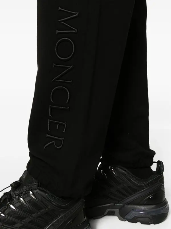 Moncler Logo-embroidered Cotton Track Pants