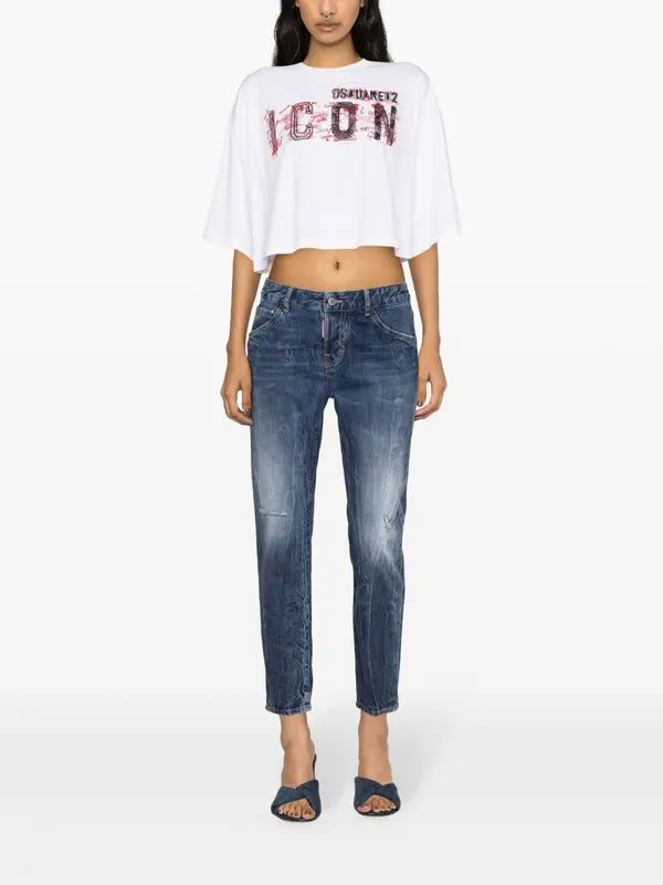 Dsquared2 Icon Scribble Cotton T-shirt