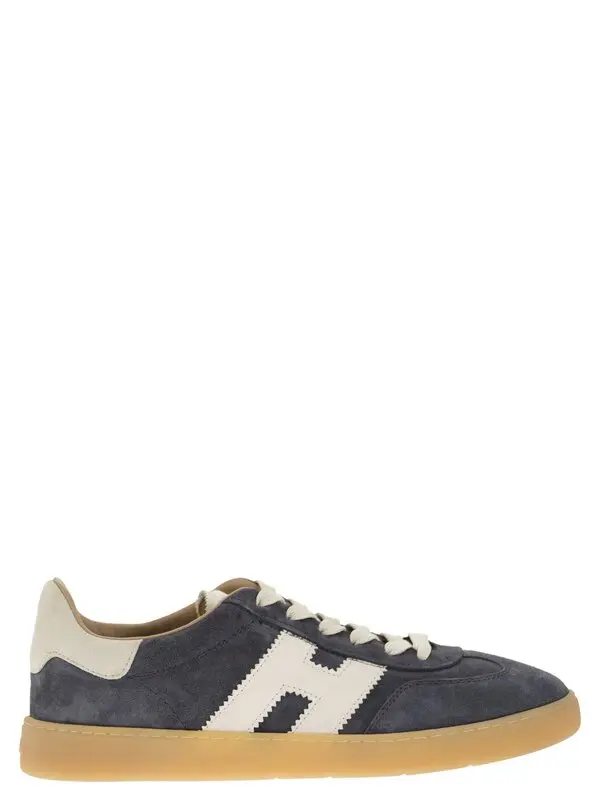 Hogan Hammered Leather Sneakers