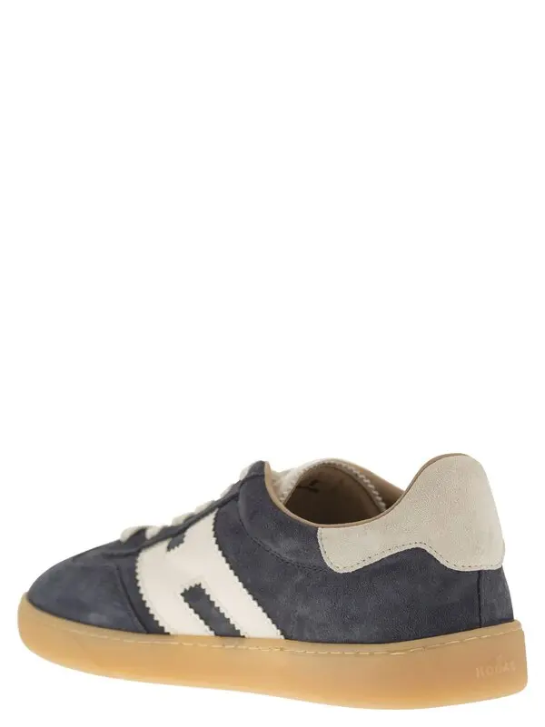 Hogan Hammered Leather Sneakers