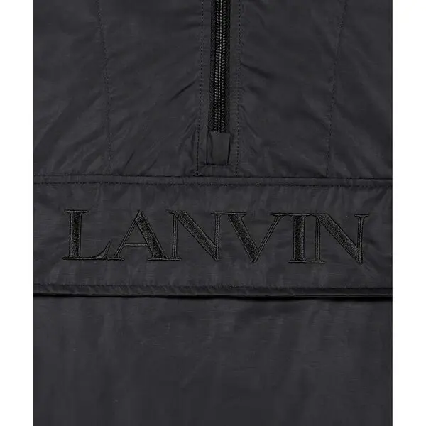 LANVIN Logo Hooded Windbreaker