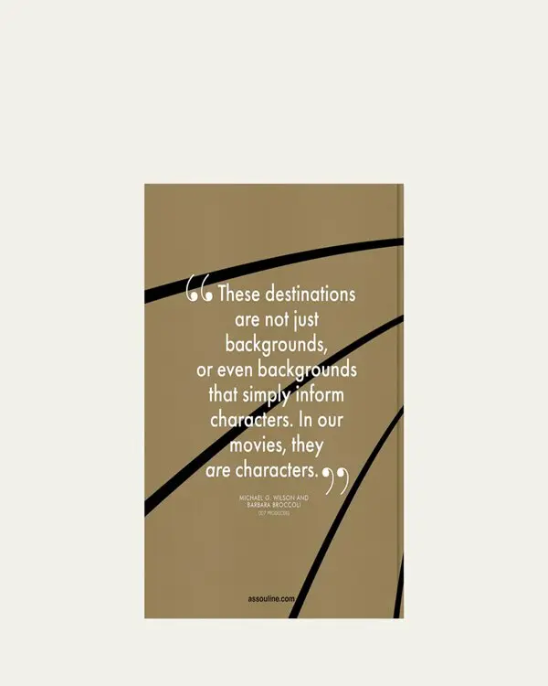 Assouline James Bond Destinations" Book Daniel Pembrey - One-color