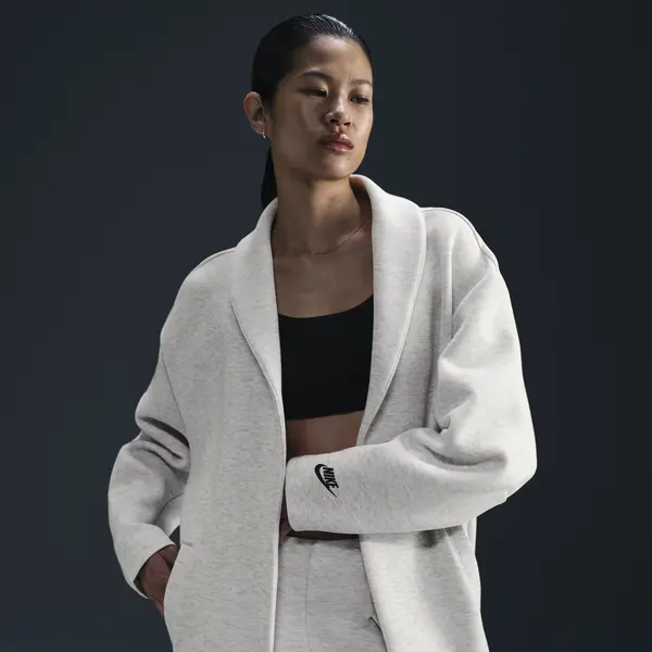Nike Sportswear Tech Fleece Oversized Duster Jacket - Grey