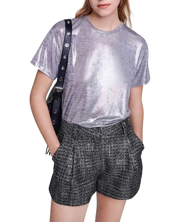Maje Tame Tee - Silver