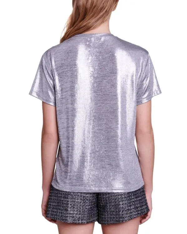 Maje Tame Tee - Silver