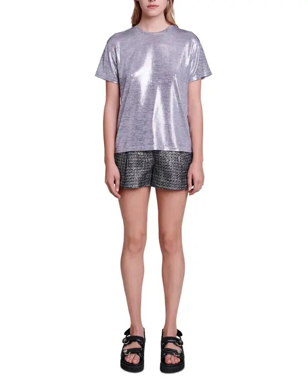 Maje Tame Tee - Silver