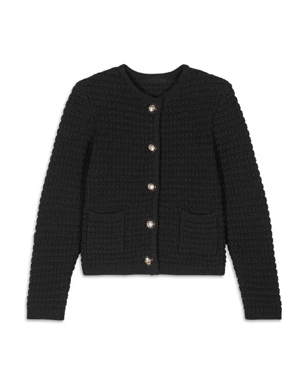 Ba&sh Gaspard Cardigan Sweater - Black