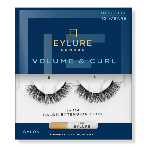 EYLURE Volume No. 114 Salon Extension Look Eyelashes - One-color
