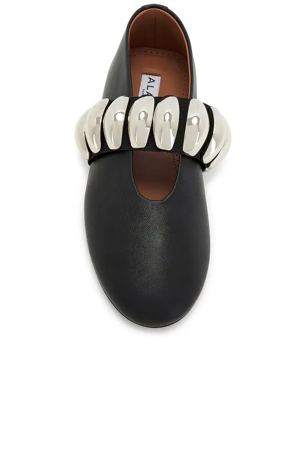 Alaïa Ballerina Flat In Black