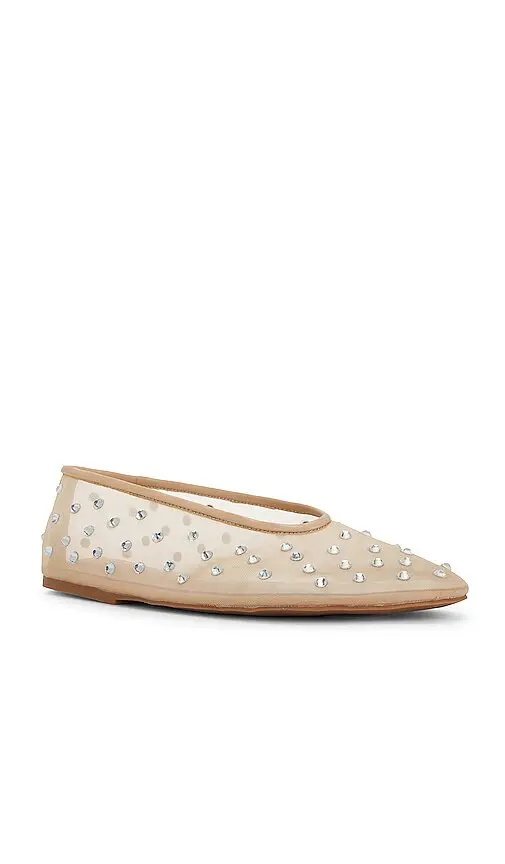 TONY BIANCO Embellished Mesh Flats