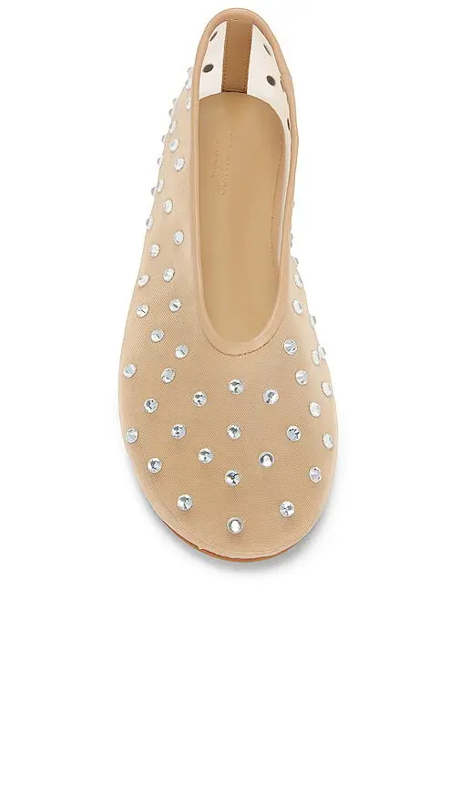 TONY BIANCO Embellished Mesh Flats