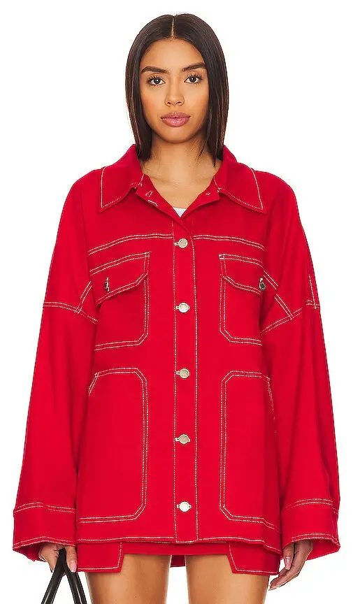 BY.DYLN X Cooper Jacket - Red