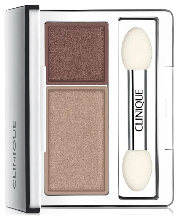 CLINIQUE All About Shadow Duo Eyeshadow - Ivory Bisque,bronze Satin