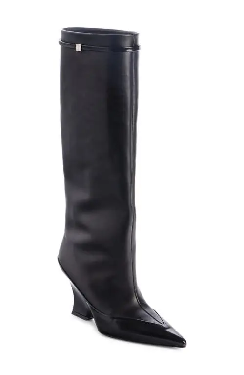 Givenchy Raven Pointed Toe Knee High Boot