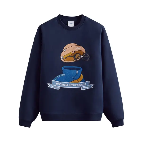Kith X Invisible Friends Crewneck - Blue