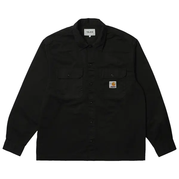 Carhartt Work In Progress X Palace Long-sleeve Master Shirt - Black
