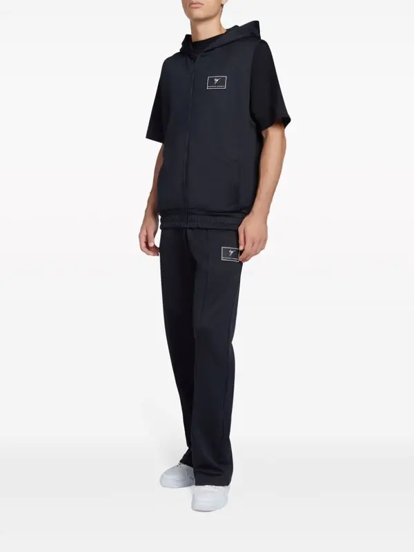 GIUSEPPE ZANOTTI Cotton Track Sleeveless Top