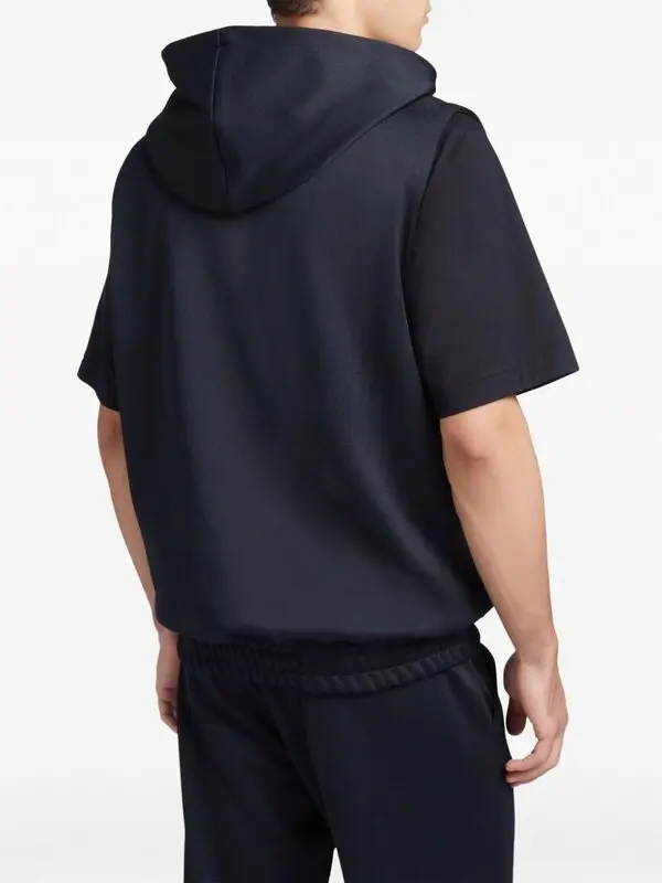 GIUSEPPE ZANOTTI Cotton Track Sleeveless Top