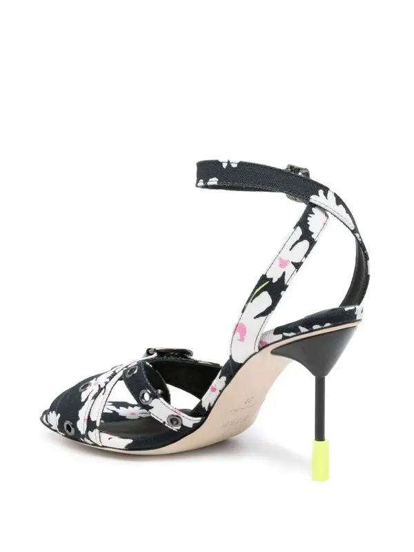 MSGM 105mm Floral-print Sandals
