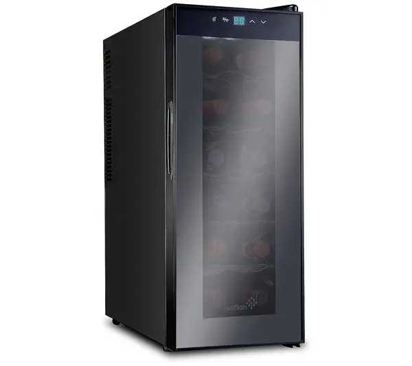 IVATION 12-bottle Thermoelectric Black Wine Coo Ler - One-color