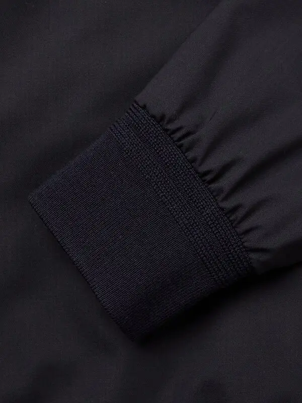 Zegna Wool-shell Bomber Jacket - Black