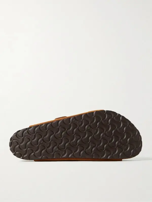 BIRKENSTOCK Arizona Suede Sandals - Brown