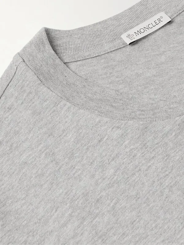 Moncler Logo-appliquéd Cotton-jersey T-shirt