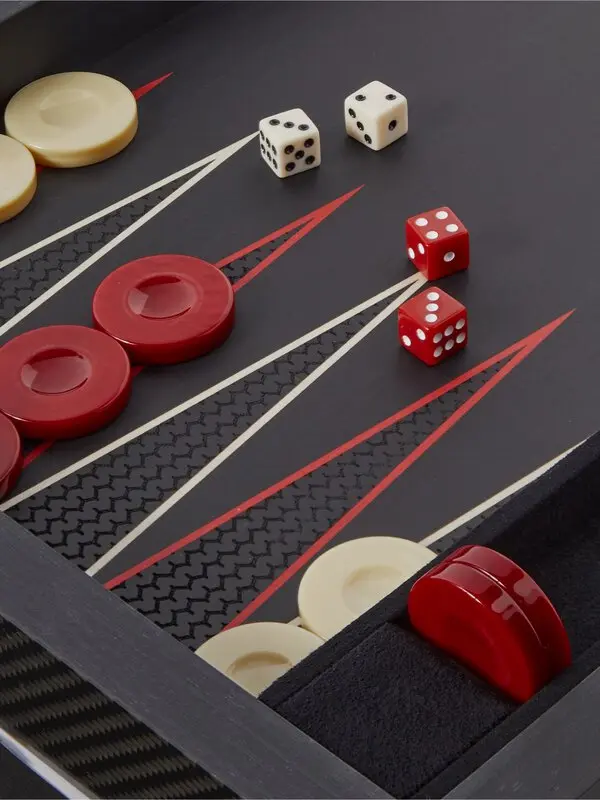 Chopard Classic Racing Wood And Carbon Fibre Backgammon Set