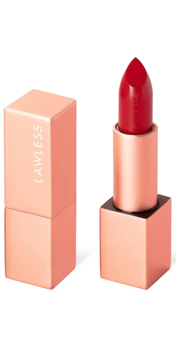 LAWLESS Forget The Filler Lip-plumping Line-smoothing Satin Cream Lipstick 0.1 Oz/3.7 - Whos That Lady
