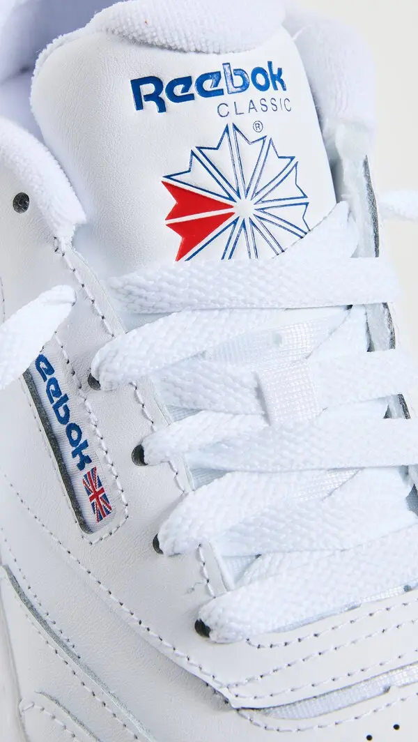 REEBOK Club C Extra Platform Sneakers - White/white/vector Blue