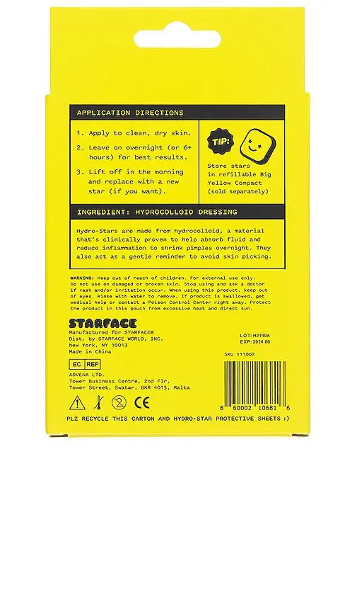 STARFACE Hydro-star Xl Pimple Patches
