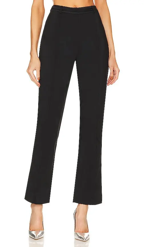 FLEUR DU MAL Tailored Crystal Cutout Pant
