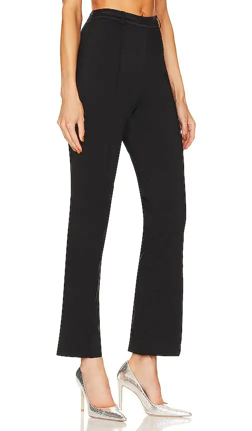 FLEUR DU MAL Tailored Crystal Cutout Pant