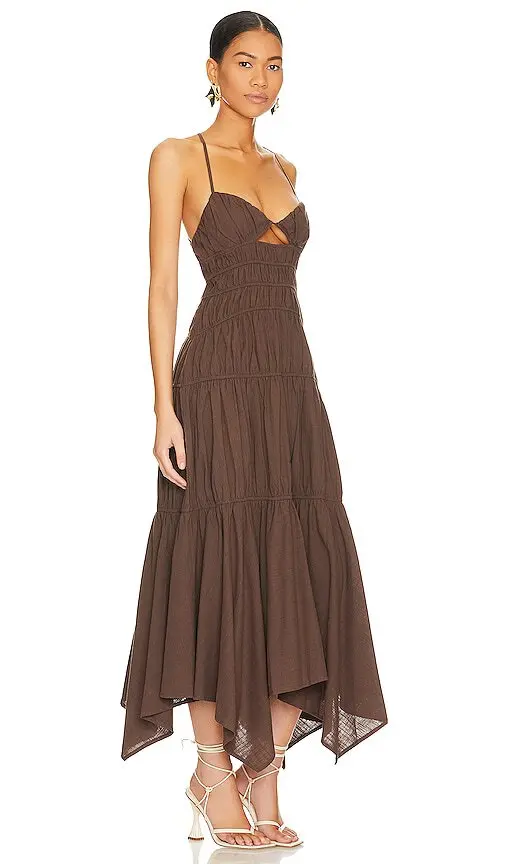 SNDYS. Tahlia Dress - Chocolate