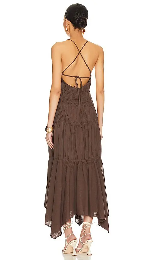 SNDYS. Tahlia Dress - Chocolate
