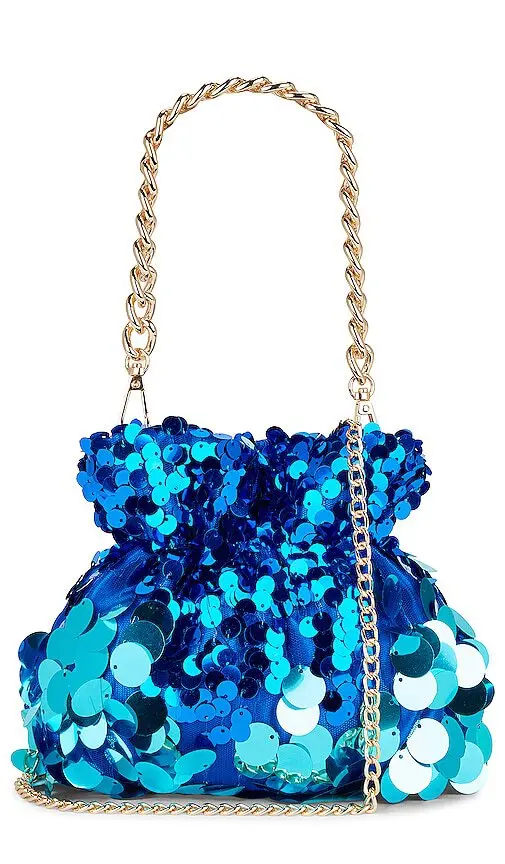 OLGA BERG Pedro Sequin Pouch