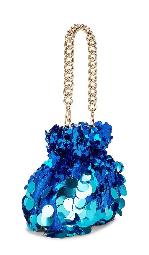 OLGA BERG Pedro Sequin Pouch