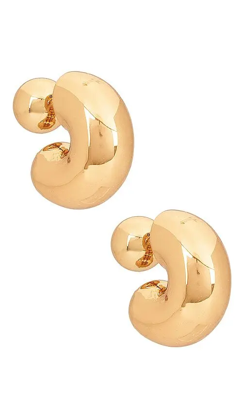 Jenny Bird Tome Medium Hoop Earrings - Gold