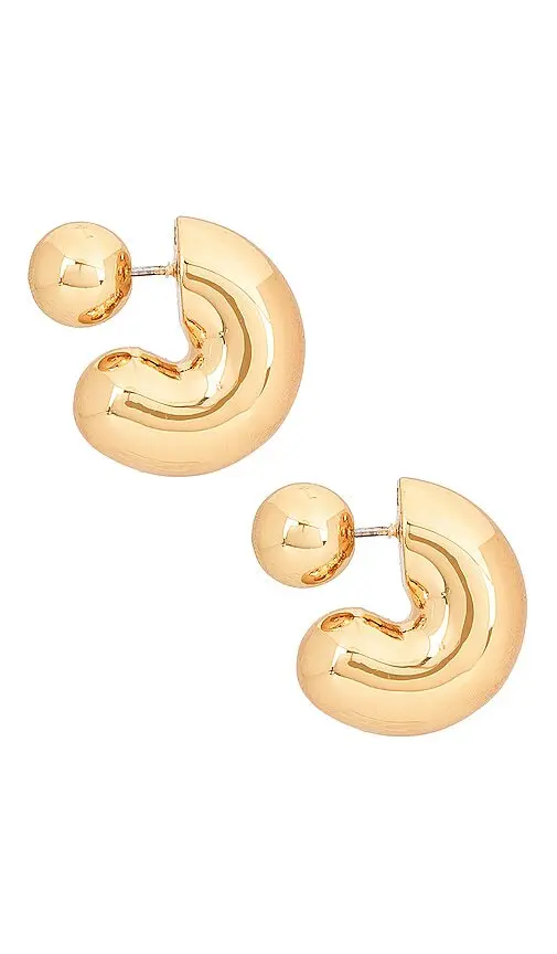 Jenny Bird Tome Medium Hoop Earrings - Gold
