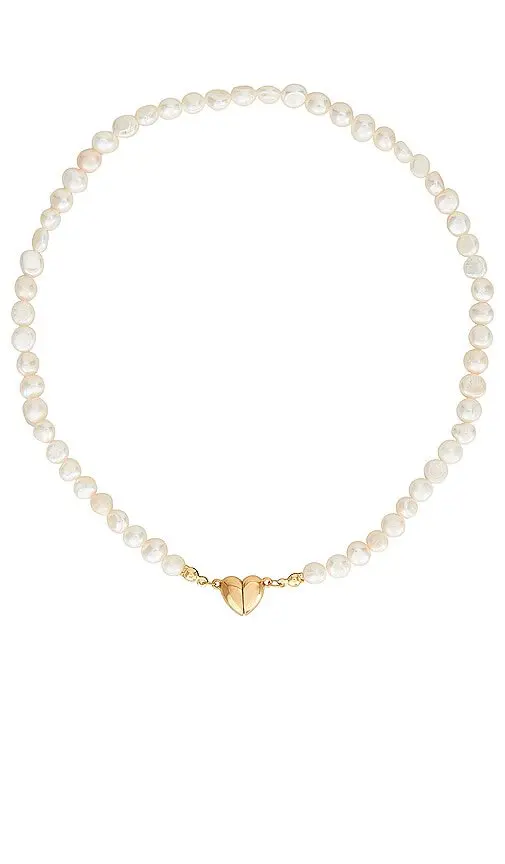 PETIT MOMENTS Celeste Faux Pearl Necklace - Gold