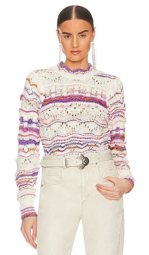 Isabel Marant Étoile Ambre Sweater In Cream
