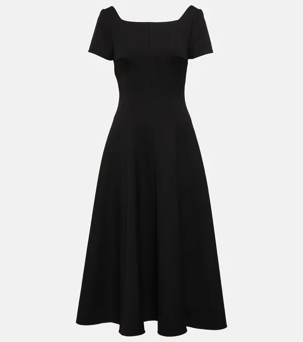 EMILIA WICKSTEAD Marielle Crêpe Midi Dress
